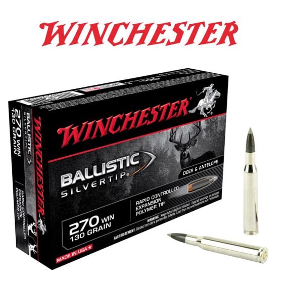 Winchester Ballistic Silvertip 270 Win 130 gr. Ammunitions | Londero Sports