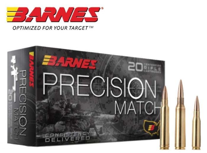 Barnes Precision Match 6.5 PRC 145gr MB OTM Ammunitions | Londero Sports
