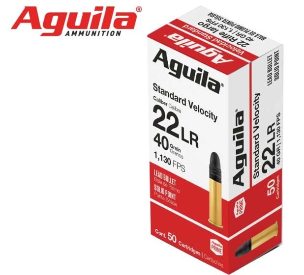 Aguila Standard 22 LR 40 grain Ammunition | Londero Sports