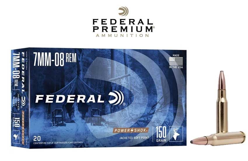 Federal Power-Shok 7mm-08 150 grain Ammunition | Londero Sports