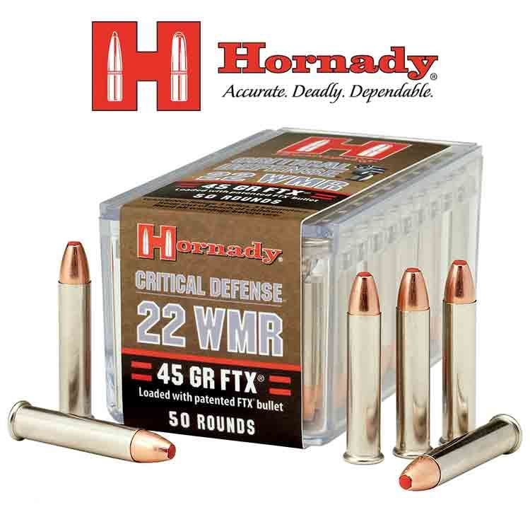Hornady Critical Defense® 22 WMR 45 gr. FTX® Ammunition | Londero Sports