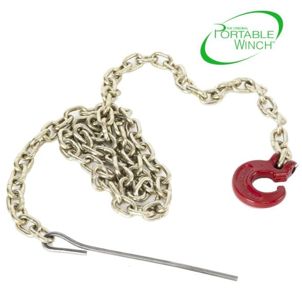 Portable Winch Choker Chain with C-Hook and Steel Rod | Londero Sports