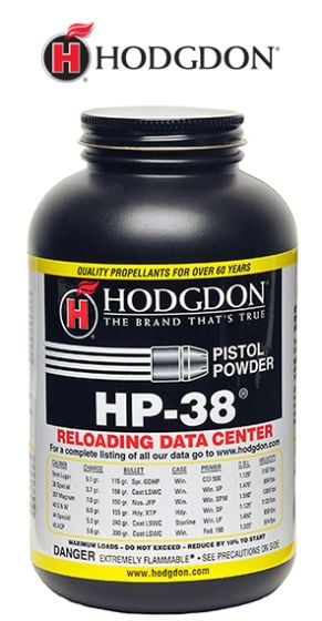 Hodgdon HP-38 Pistol Powder 1 lb | Londero Sports