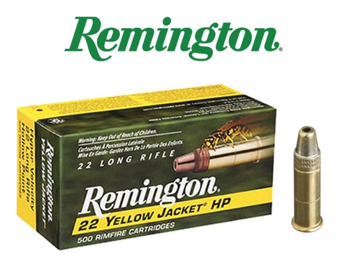 Remington 22 Yellow Jacket 22 LR 33 gr. Ammunitions | Londero Sports