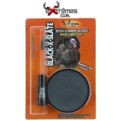 Black-X Slate Turkey Call – Waterproof Friction Call by Extrêmes CG ...