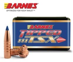 Barnes Tipped TSX 270 cal 130gr Boat Tail Bullets | Londero Sports
