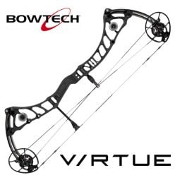 Bowtech Virtue Bow - 60 lbs, Right-Hand, Tac Black Precision and Power | Londero Sports