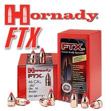 Hornady 45 cal 250 gr. .452’’ FTX (450 Bushmaster) Bullets | Londero Sports