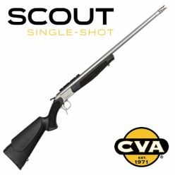 CVA Scout TD Compact SS/Black 44 Mag 20" Rifle – Lightweight and ...