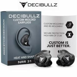 Decibullz Custom Molded Earplugs 31dB NRR | Londero Sports