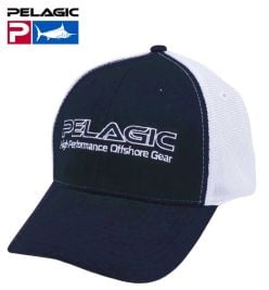 Pelagic Offshore Low Profile Trucker Navy Cap | Londero Sports