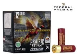 Federal Prairie Storm FS Steel 12 ga. 3'' 1 1/8 oz #4 Shotshells ...
