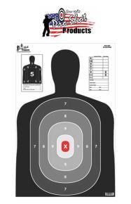 Pro-Shot 23" x 35" B27-E Silhouette Targets 5/pack | Londero Sports