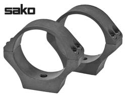 Sako Optilock 34mm Phosphated Black Low Rings | Londero Sports