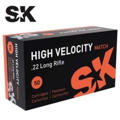 SK High Velocity Match .22 LR 40 gr Ammo 50/Pack | Londero Sports