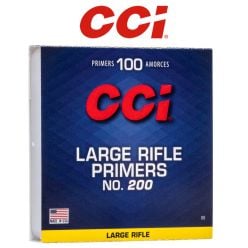 CCI Standard Large Rifle Primer #200 100/Pack – Clean, Reliable ...