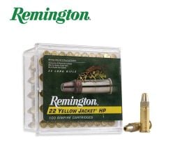 Remington 22 Yellow Jacket 33 Grains HP - Haute Vélocité pour la Chasse ...