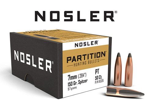 Nosler Partition 7mm 150 gr. Bullets 50/Pack | Londero Sports