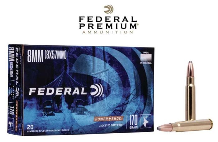 Federal Premium Power-Shok 8mm Mauser 170 gr. Ammunitions | Londero Sports