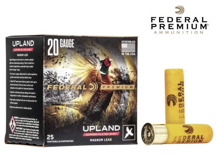 Federal Premium Upland Magnum 20 ga. 3'' 1 1/4oz #6 Shotshells ...