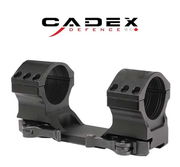 Cadex Unitized 34mm 1.5'' Quick Detach Scope Ring Kit | Londero Sports