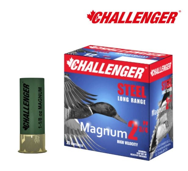 Challenger Steel magnum 12 ga. 2 3/4" 1 1/8 oz #4 Shotshells | Londero ...