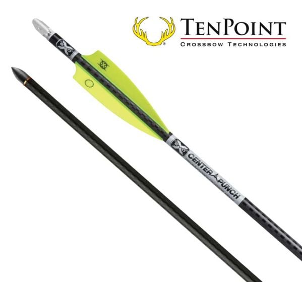 TenPoint EVO-X CenterPunch 20'' Premium Carbon Crossbow Arrows - 6-pack ...