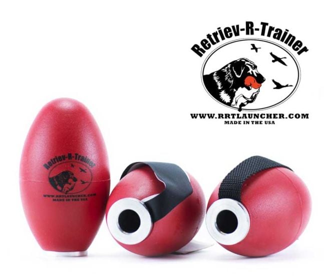Retriev-R-Trainer Red Plastic Launcher Dummy with Streamer | Londero Sports