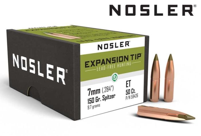 Nosler E-Tip 7mm 150 gr Bullets | Londero Sports