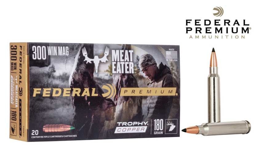 Federal Premium Trophy Copper 300 Win Mag 180 gr. Ammunitions | Londero ...