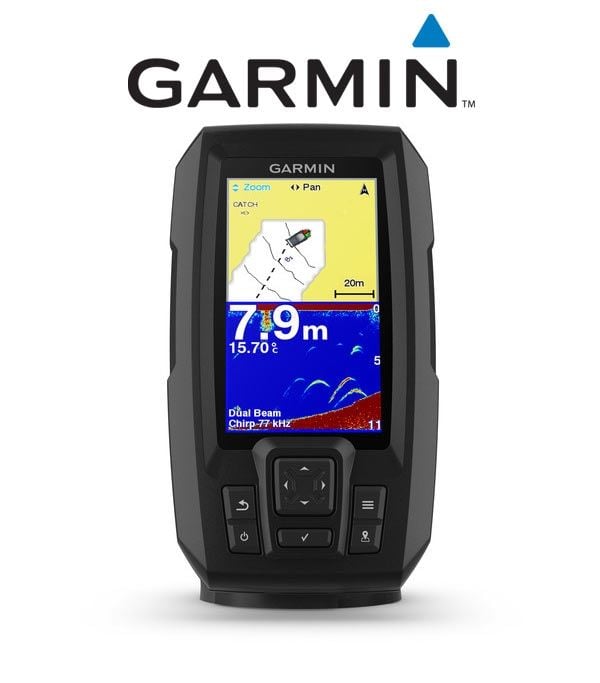 Garmin Striker Plus 4 4" Fishfinder with GPS (with Dual-Beam Transducer) | Londero Sports