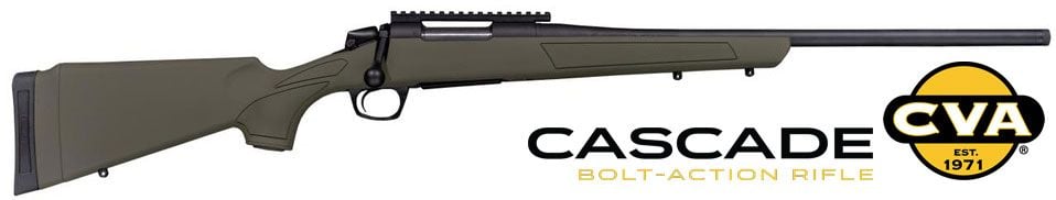Carabine CVA Cascade Graphite Black/OD Green .308 Win 22" | Londero Sports