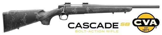 Anglais: CVA Cascade SB 223 Rem Graphite Black/Veil Tac Black 18" Rifle – Short Barrel | Londero ...