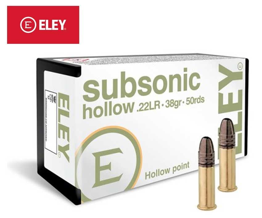 Eley Subsonic Hollow Point 22 LR 38 gr Ammunitions | Londero Sports