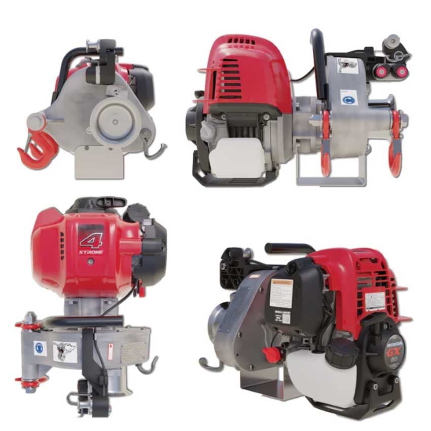 Portable Winch PCW4000-A GX50 Accessorized Gas-Powered Winch | Londero ...