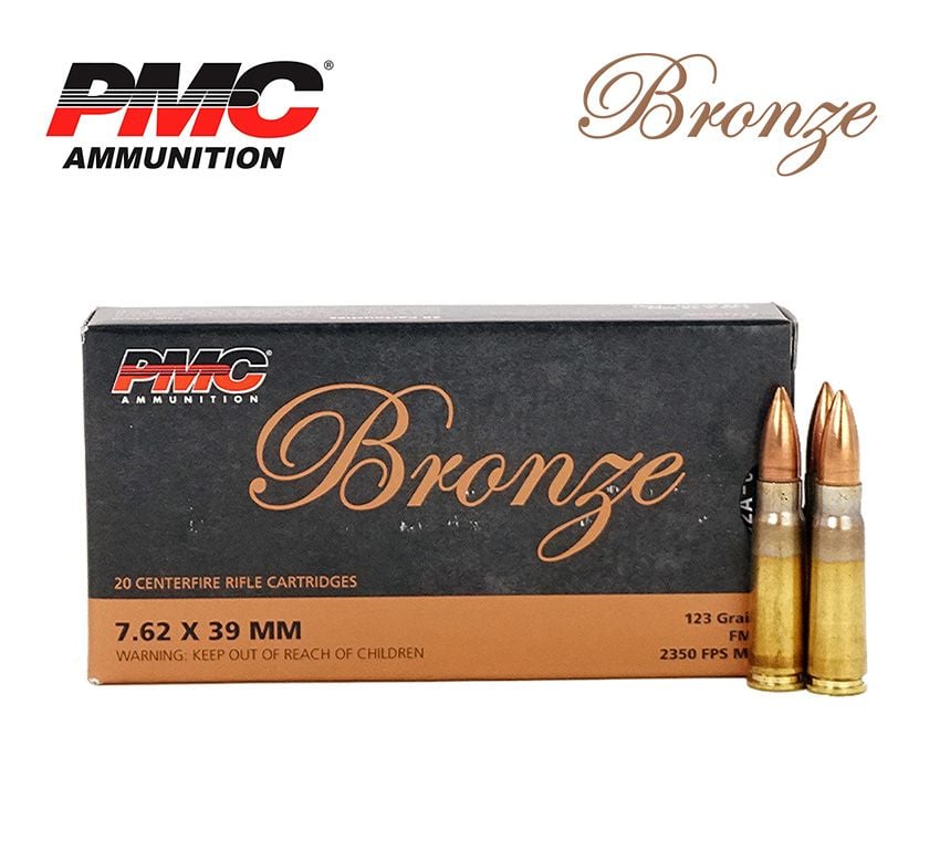 PMC Bronze 7.62x39mm 123 Grain FMJ - Reliable Performance and Accuracy | Londero Sports