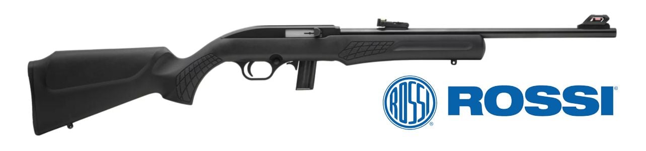 Rossi Rimfire Rifle 22 LR Black 18'' 10 Rounds Semi-Auto Rifle ...