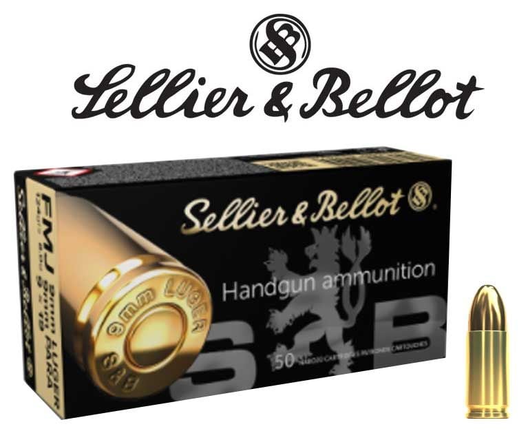 Sellier & Bellot FMJ 9mm Para 124gr Ammunitions | Londero Sports