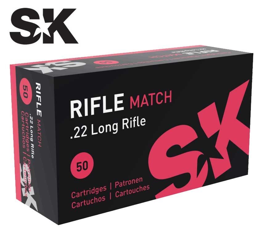 Munitions SK Rifle Match 22 LR 40 grain | Londero Sports