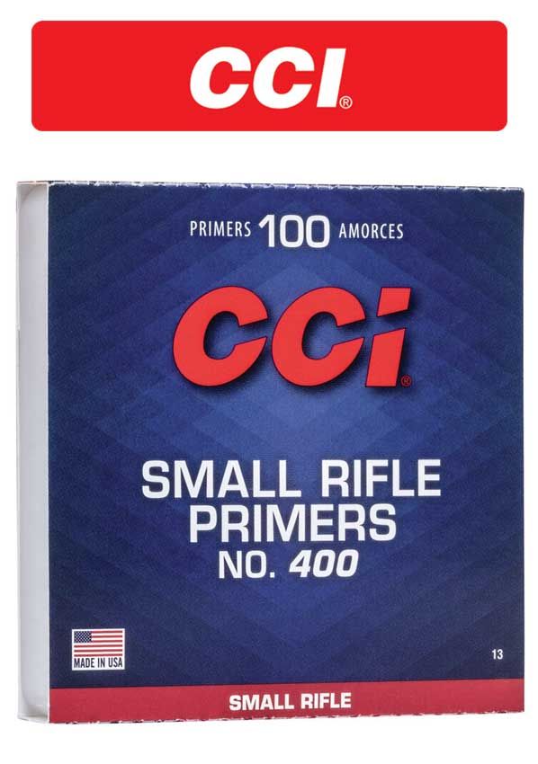 CCI Small Rifle Standard No. 400 Primers | Londero Sports