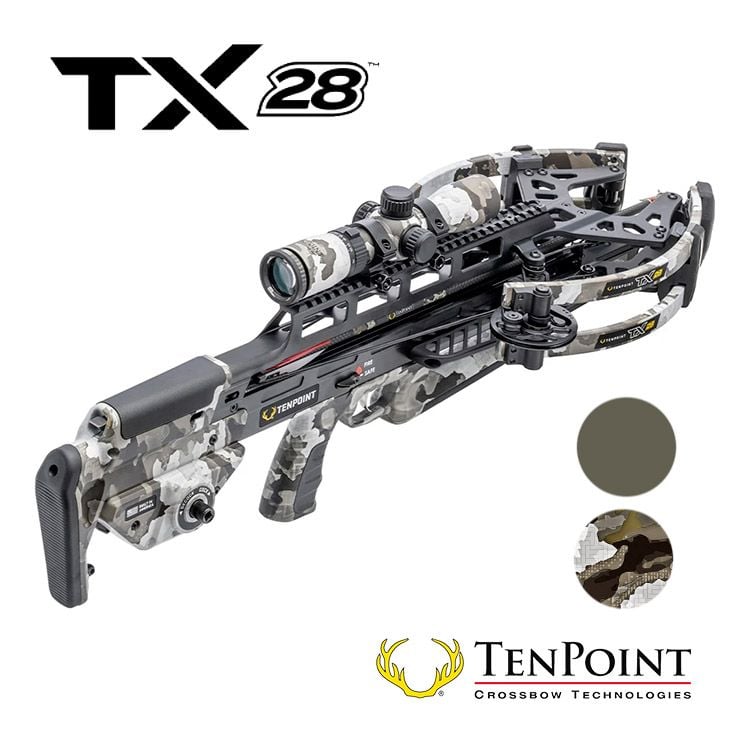 TenPoint TX 28 – Arbalète compacte et puissante avec 410 FPS | Londero Sports