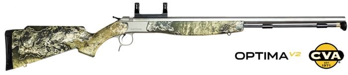 Carabine à poudre Noire CVA Optima V2 Acier Inox./Realtree Escape (ISM ...
