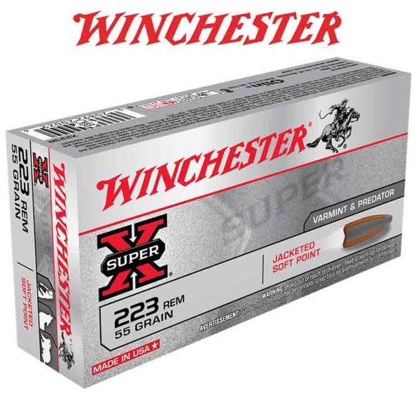 Winchester Super X 223 Rem 55 grain Ammunitions | Londero Sports