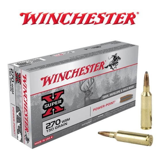 Winchester Super X 270 WSM 150 gr. Ammunitions | Londero Sports