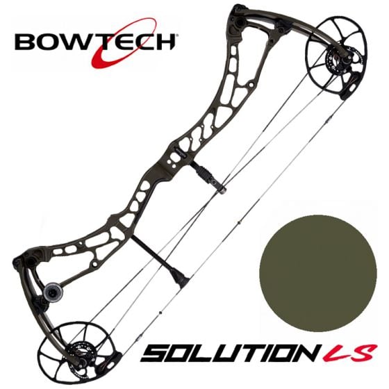 Arc à Poulies Bowtech Solution LS Vert OD – Léger, Précis et Réglable | Londero Sports