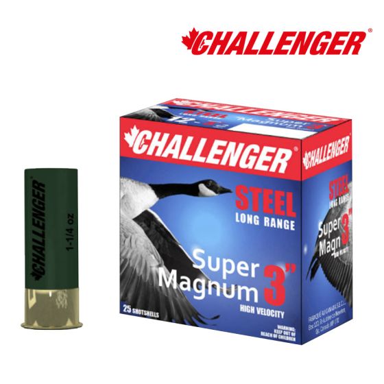 Challenger Super Magnum 12 ga. 2 3/4" 1 1/4 oz #4 Shotshells | Londero ...