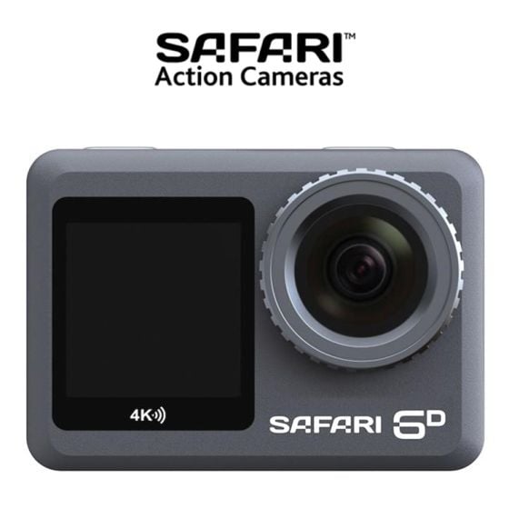 Safari 6D Dual Screen 4K Action Camera Kit – Capture Every Adventure in ...
