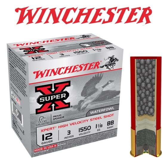 Winchester Super-X 12 ga. 3" 1-1/8 oz #BB Shotshells | Londero Sports