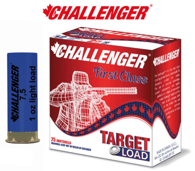 Challenger First Class Target Load 12 ga. 1 oz 2-3/4'' #8 Shotshells ...