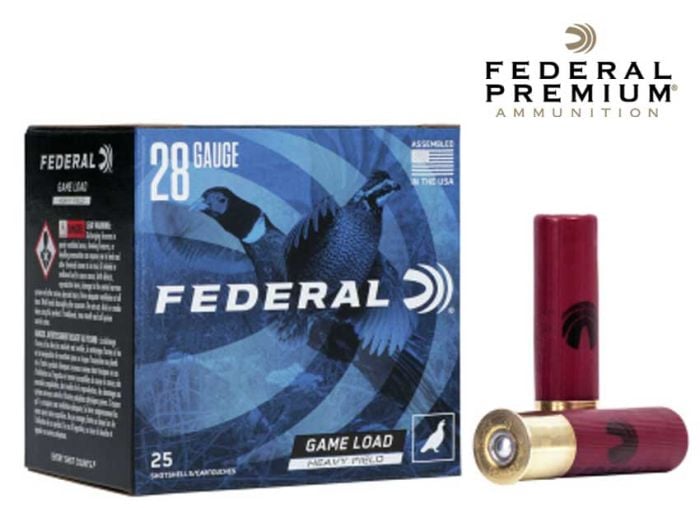 Federal Game Load Upland Hi-Brass 28 ga. 2.75'' 1 oz #7.5 Shotshells ...